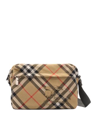 Burberry Small Check Crossbody Bag | Bloomingdale's Men