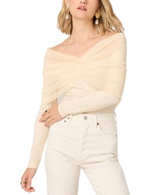 Click here for Astr the Label Julieta Off-the-Shoulder Top prices
