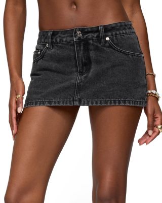 Click here for Edikted Camelia Denim Mini Skort prices
