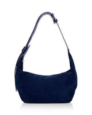 Click here for Aqua Suede Hobo Shoulder Bag - Exclusive prices