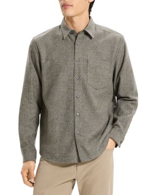Click here for Theory Weekend Short Sleeve Shirt in Spun Flannel prices