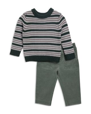 Click here for Splendid Boys Forest Fun Striped Sweater & Pants S... prices