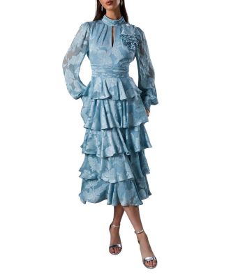 Click here for Coast Jacquard Tiered Maxi Dress prices