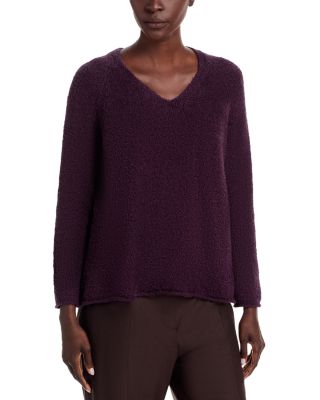 Click here for Bloomingdales Fringed Cotton V Neck Sweater prices