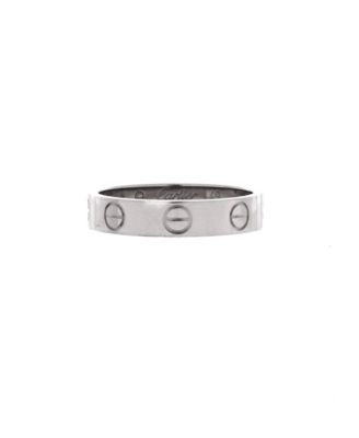 Click here for Pre-Owned Cartier Love Wedding Band Ring 18K White... prices