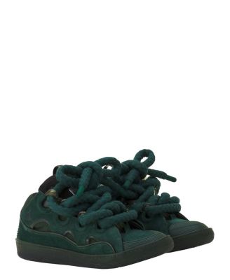 Click here for Lanvin Curb Sneakers in Leather with Snake Laces prices
