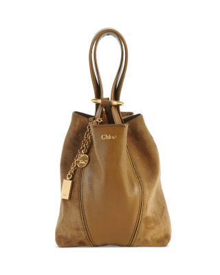 Click here for Chloe Spin Small Suede & Leather Tote prices