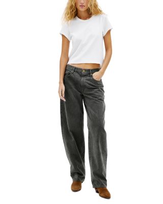 Click here for Slvrlake Ella Mid Rise Tapered Jeans in Keystone M... prices