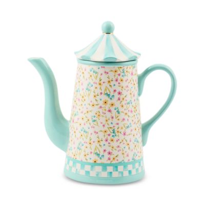 Click here for MacKenzie-Childs Posie Patch Ceramic Tea Pot prices