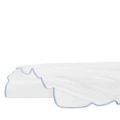 Click here for Sferra Limana Scalloped Flat Sheet  King prices