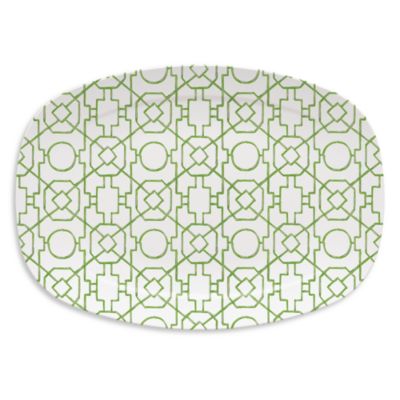 Click here for Mariposa Aqua Trellis Platter prices