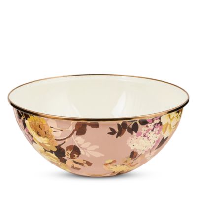 Click here for MacKenzie-Childs Wild Rose Mauve Large Everyday Bo... prices