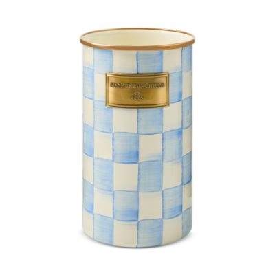 Click here for MacKenzie-Childs Sky Check Utensil Holder prices