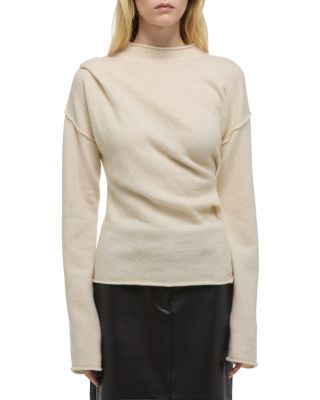 Click here for Helmut Lang Plush Slouchy Crewneck Sweater prices