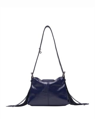Click here for Maje Miss M Mini Fringed Leather Crossbody Bag prices