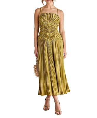 Click here for Coast Pleated Peplum Strappy Satin Dress prices