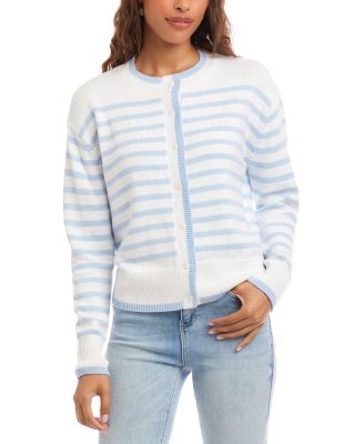 Click here for Karen Kane Stripe Cardigan Sweater prices