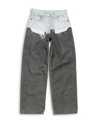 Click here for Acne Studios Two Tone Wide Leg Jeans prices