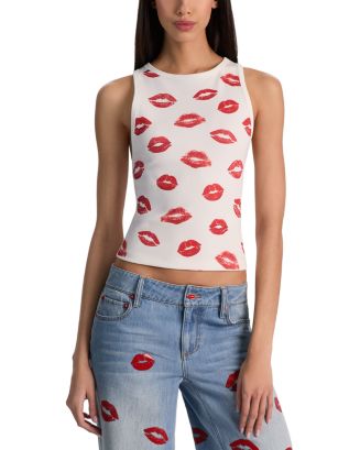 Alice and Olivia Allen Tank Top | Bloomingdale's Women