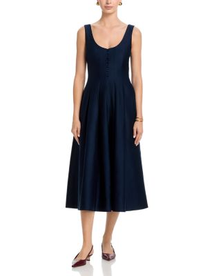 Click here for French Connection Sateen Midi Dress prices