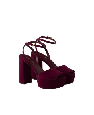 Click here for Prada Womens Suede Platform Sandals prices