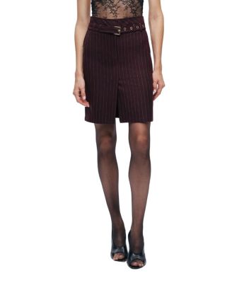 Click here for Nocturne Pinstripe Belted Pencil Skirt prices