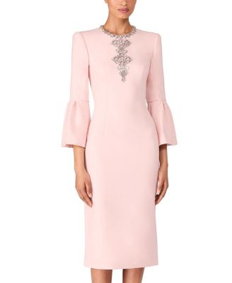 Click here for Jenny Packham Margoni Bell-sleeve embellished midi... prices