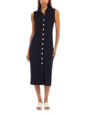 Click here for Karen Kane Ribbed Sleeveless Midi Dress prices
