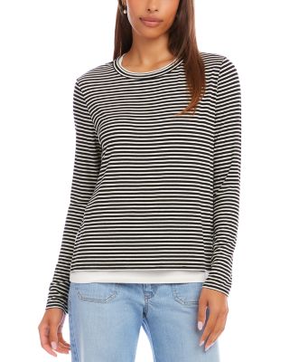 Click here for Karen Kane Striped Layered Look Top prices