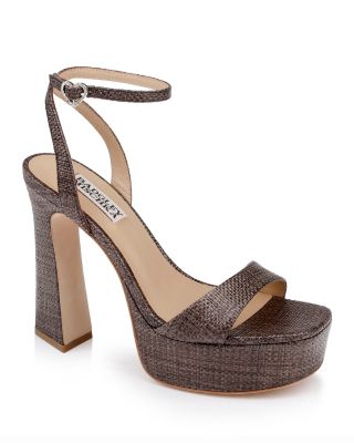 Click here for Badgley Mischka Womens Caia Square Toe High Heel P... prices