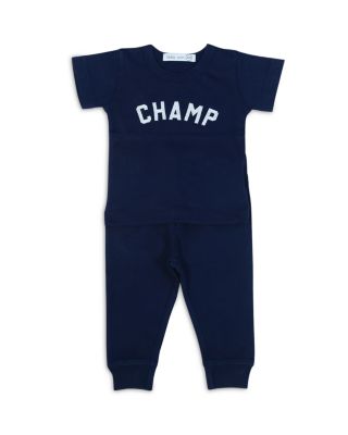 Click here for Little Mish Boys Champ Tee & French Terry Jogger P... prices