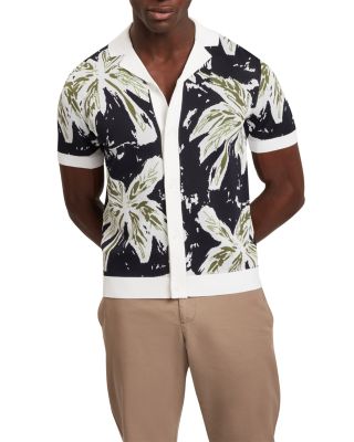 Click here for Ted Baker Kyes Knitted Leaf Camp Shirt prices