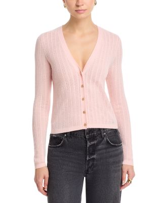 Click here for Alice and Olivia Gwen Slim V Neck Cardigan prices