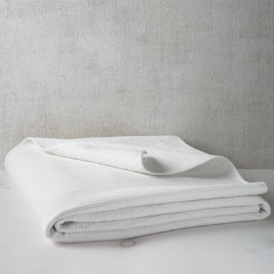 Click here for Hudson Park Collection Linear Patch Coverlet  King... prices