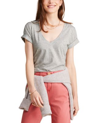 Click here for Vineyard Vines Striped V Neck Cotton Tee prices