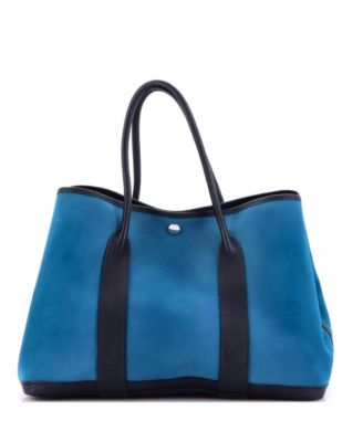 Click here for Pre-Owned HERMES 36 Garden Party Tote Toile and Le... prices