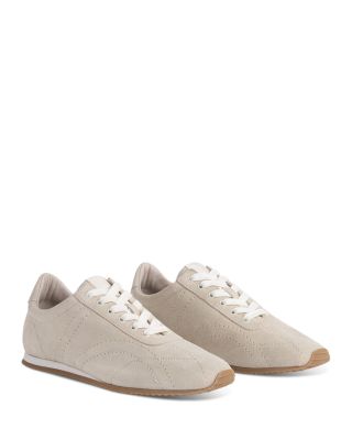 Click here for Toteme Womens Flex Suede Sneakers prices