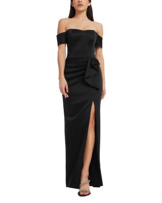 Click here for Dress the Population Gabrielle Off-the-Shoulder Go... prices