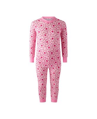 Click here for Rachel Riley Girls Floral Heart Pajamas - Little K... prices