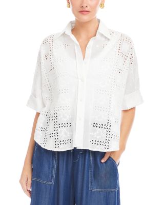 Click here for Fifteen Twenty Alisa Eyelet Top prices