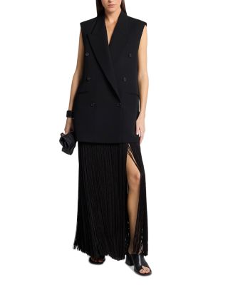 Click here for Michael Kors Collection Wool Sleeveless Blazer prices