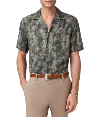 Click here for John Varvatos Floral Camp Collar Shirt prices