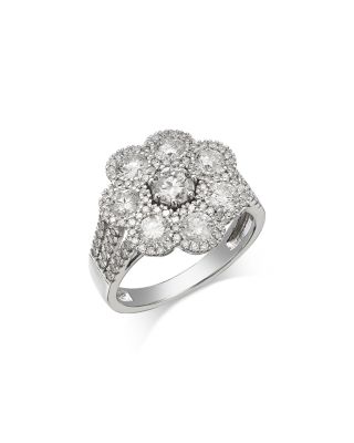 Click here for Bloomingdales Fine Collection Diamond Cluster Flow... prices