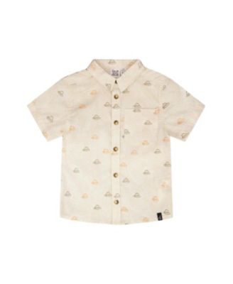 Click here for Deux par Deux Boys Short Sleeve Safari Print Popli... prices