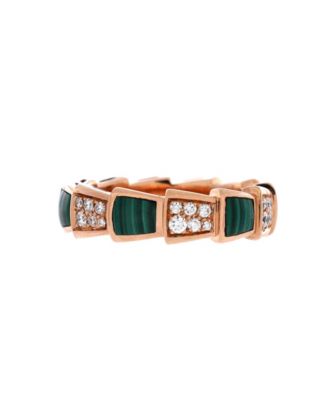 Click here for Pre-Owned Bvlgari Large Serpenti Viper Ring 18K Ro... prices