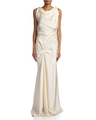 Click here for Victoria Beckham Asymmetric Drape Gown prices