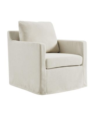 Click here for Modway Serene Fabric Slipcovered Swivel Armchair prices