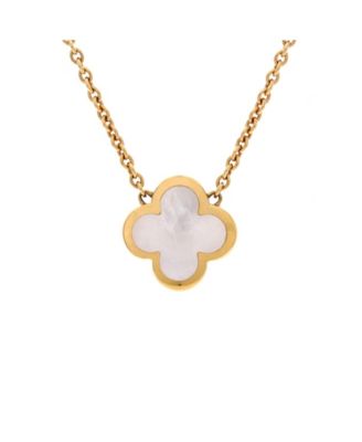 Click here for Pre-Owned Van Cleef & Arpels Pure Alhambra Pendant... prices