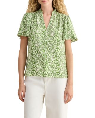 Click here for Hobbs London Tania Split Neck Top prices