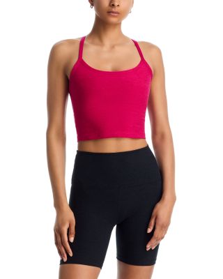 Click here for Beyond Yoga Spacedye Slim Racerback Cropped Tank i... prices